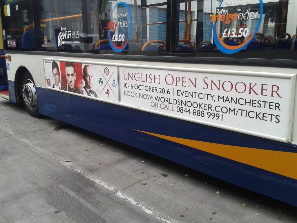 World Snooker Success - News | Outdoor Advertising | Bus Advertising ...