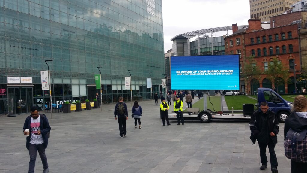 Advan Advertising with Greater Manchester Police - News | Outdoor ...